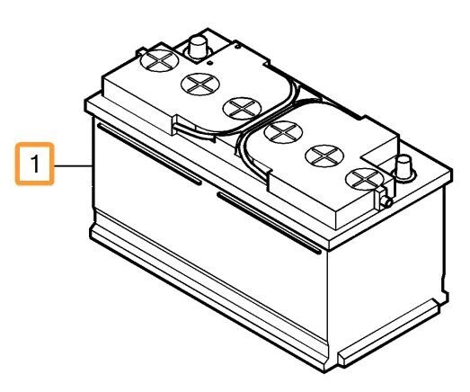 Volvo Original Startbatteri 700A 80Ah - Startbatterier - Bilia