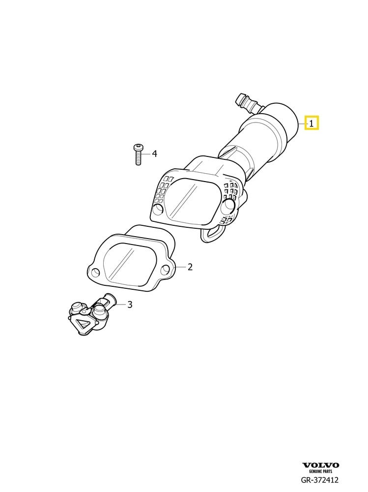Volvo Original Strålkastarrengörare - Spolarmunstycken - Bilia