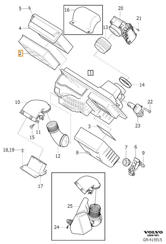 Volvo Original Luftfilter - Luftfilter - Bilia