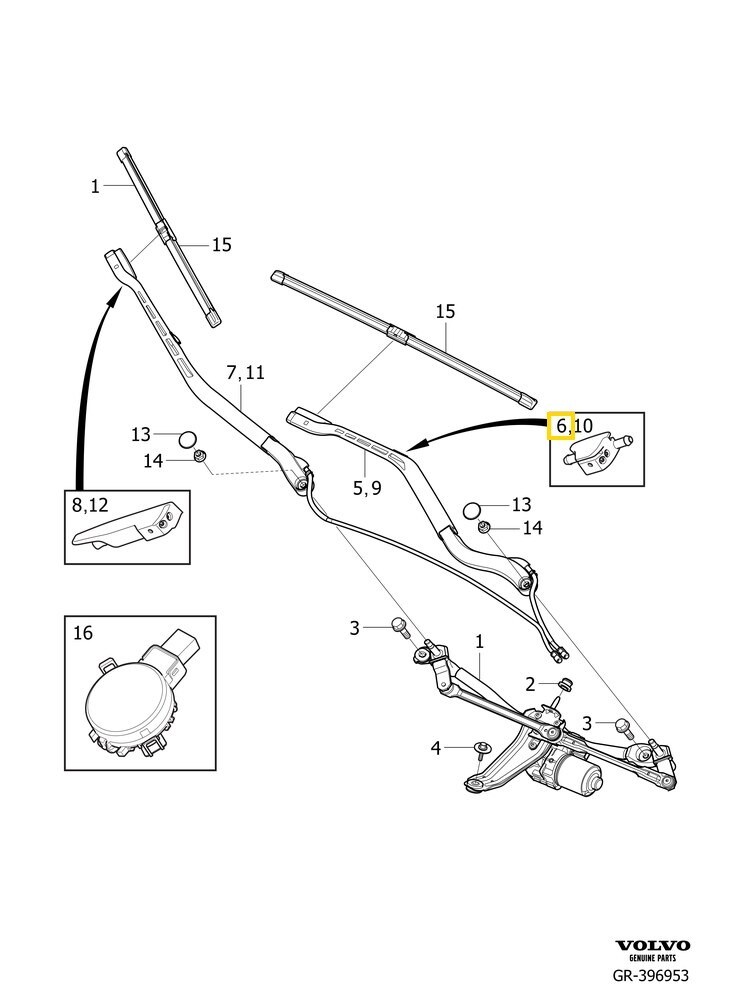 Volvo Original Spolarmunstycke - Spolarmunstycken - Bilia