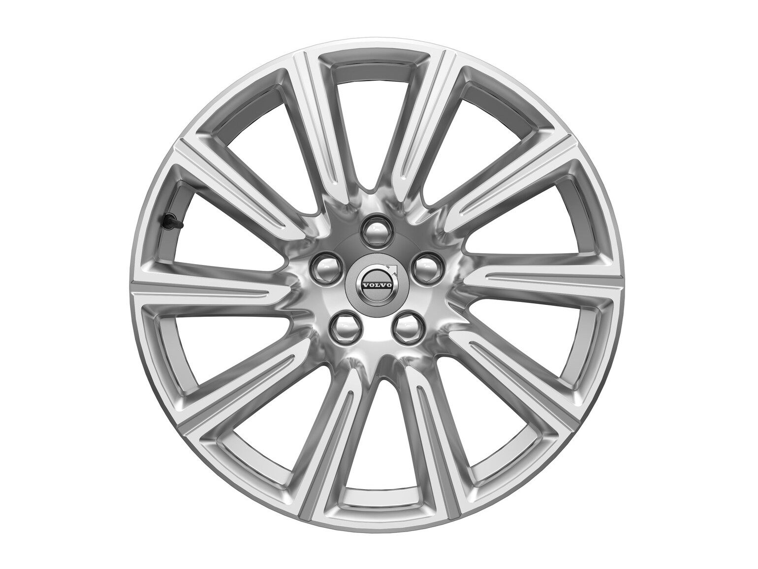 Volvo Original 18" 10-Spoke Silver Diamond Cut - Aluminiumfälgar - Bilia