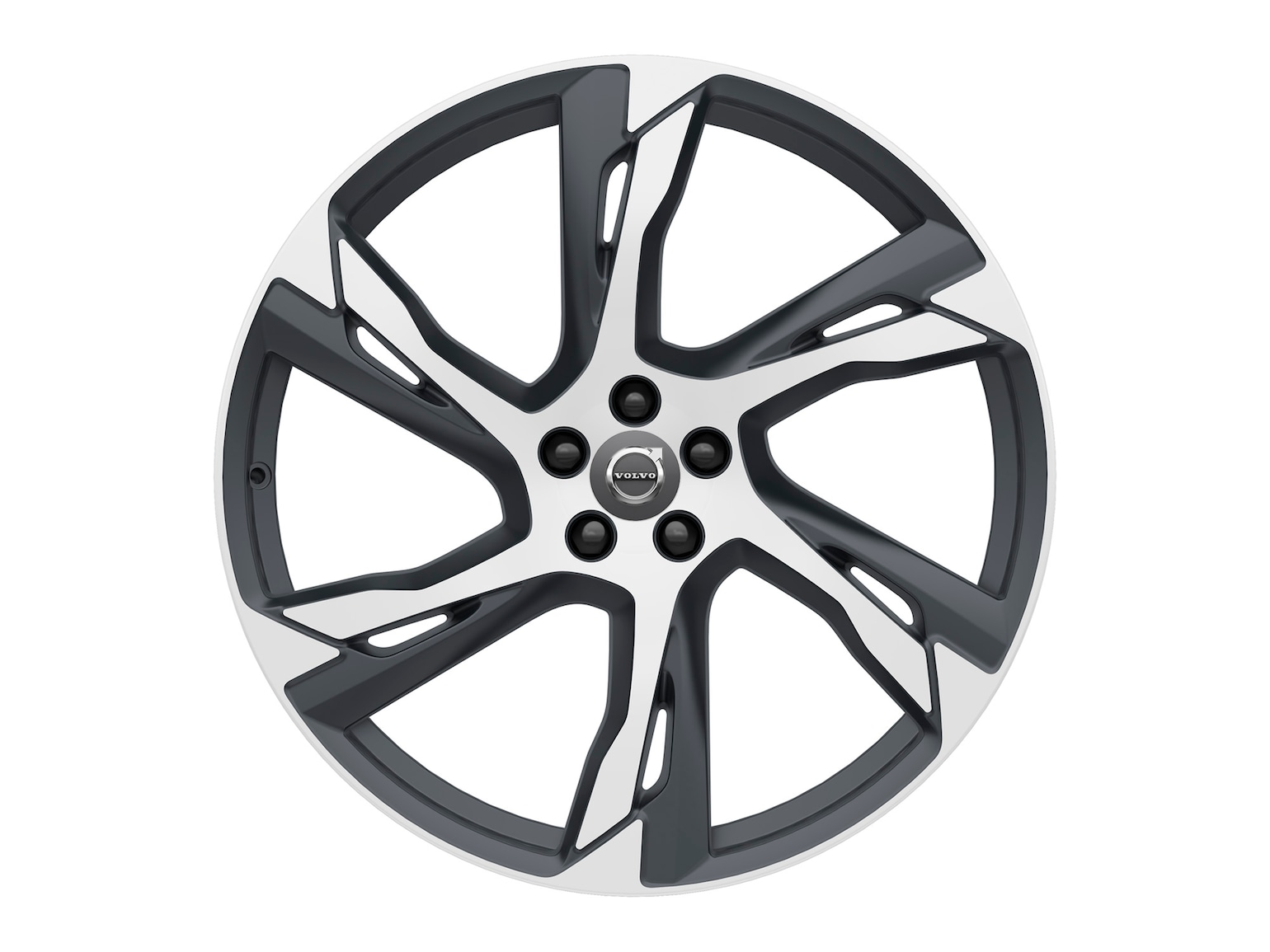 Volvo Original 22" 6-Double Spoke Matt Tech Black - Aluminiumfälgar - Bilia