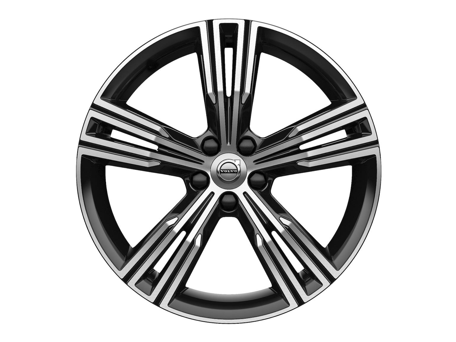 Volvo Original 19" 5-Multi Spoke Black Diamond Cut - Aluminiumfälgar ...