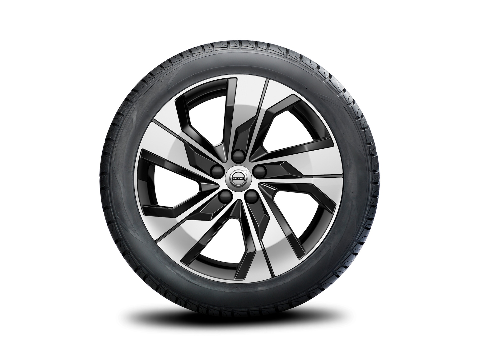 Volvo Original 18" 5-Spoke Black Diamond Cut - Vinterhjul - Bilia